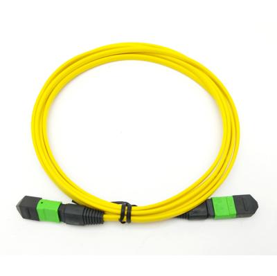 China 48fibers SMF G657A1 G657A2 MPO-48 MTP-48 APC Ultra Low Loss Optical Fiber Trunk Cable Type A B C for sale