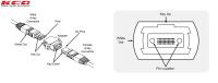 China 48fibers SMF G657A1 G657A2 MPO-48 MTP-48 APC Ultra Low Loss Optical Fiber Trunk Cable Type A B C for sale