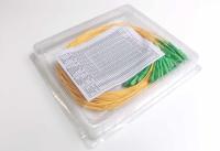 China SMF G657A1 PLC fiber optic splitter 1*8 1x8 1:8 SCAPC connector 2.0mm 1.0m for FTTH for sale