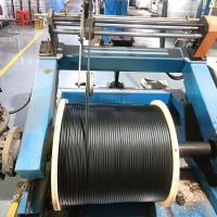 China 24fo MMF OM4 50/125 GYTA Loose Tube Armored Outdoor Fiber Optic Cable For Duct / 24fibers Underground Cable for sale
