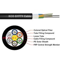China GYFTY Fiber Optic Cable For Outdoor Aerial Duct Direct Burial SM 24 cores / 48 cores / 72 cores for sale