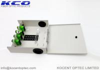 China 8 Core Fiber Optic Terminal Box FTB with SC/APC Duplex Adapter for Wall Mount FTTH Applications for sale