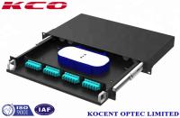 China 48 Port LC OM4 Fiber Optic Patch Panel 1U Rack Mount for 19' Distribution Frame for sale