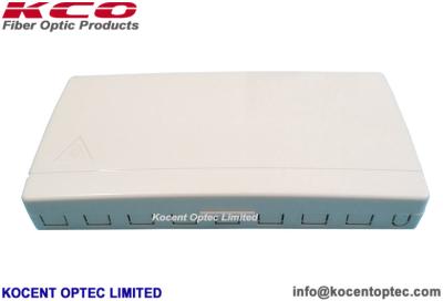China Wall Mounted FTTH Distribution Box with 8 Ports IP55 Rated Waterproof Sealing for Indoor Fiber Optic Termination for sale