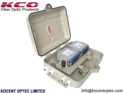 China 48 Port IP65 Rated Fiber Termination Box with 48 Fibers Capacity for FTTH Networks for sale