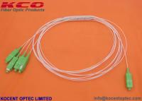 China High Stability Blockless Fiber Optic Splitter PLC 0.9mm 1.0m 1.5m LSZH SC/APC 1x4 for sale