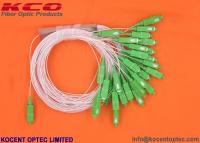 China Mini Blockless PLC Fiber Optic Splitter 1x32 with 0.9mm Pigtail and 1.0m Length SC/APC Connector for sale