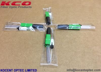 China 0.9mm SC/APC Fiber Optic Fast Connector with 0.2dB Insertion Loss and 50mm Length for Field Assembly for sale