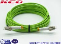 China LC SC FC ST DIN MU D4 50/125 Indoor Lime Fiber Optic OM5 Patch Cord Cable for sale