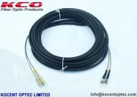 China ST LC SC FC 2 Core Fiber Optic Patch Cord with 50/125um Multi-mode and Insertion Loss ≤0.2dB for FTTA Applications for sale