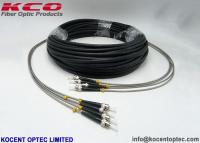 China 0.2dB Insertion Loss 4 Core 50/125um Fiber Optic Patch Cable for High-Speed Data Transmission for sale