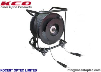 China 1000m 4.8mm 7.0mm Tactical Fiber Optic Patch Cord for Outdoor Field Operations for sale