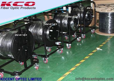 China 2000m 4.8mm 2 Cores FTTA Fiber Optic Patch Cord with Outdoor LSZH Jacket and Steel Reel for sale