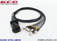 China Tactical 6 Core Fiber Optic Patch Cord with Waterproof and Durable Army Field Connector for FTTA Applications for sale