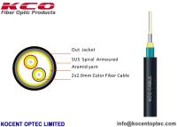 China GJYFJH Non Armored Tactical Field Fiber Optic Cable TPU LSZH Material 7.0mm for sale