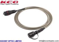 China Fullaxs ODVA Anti Rodent Spiral Armored  Field Fiber Optic Patch Cord for FTTA Applications for sale