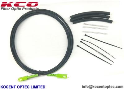 China Single Mode Fiber Optic Patch Cord with G657B3 Fiber and 3.5mm 4.0mm LSZH Sheath for Outdoor Exterior Use for sale