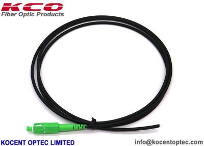 China G657B3 SC APC Fiber Optic Pigtail with Black PE Sheath 3.5mm and 5.0mm for FTTH and LAN Applications for sale