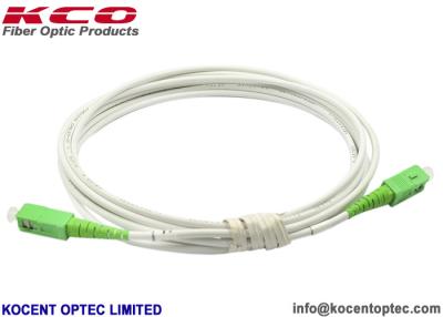 China SC APC Fiber Optic Patch Jumper with G657B3 Fiber and 3.5mm PE Sheath ISO9001 Compliant for sale