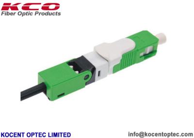 China 0.2dB Insertion Loss 55dB Return Loss 3D Pass Fiber Optic Fast Connector for FTTH Field Assembly for sale
