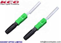 China SC/APC Fast Connector with 3D Pass No Matching Gel and Compatible with 3mm Drop Cable for sale