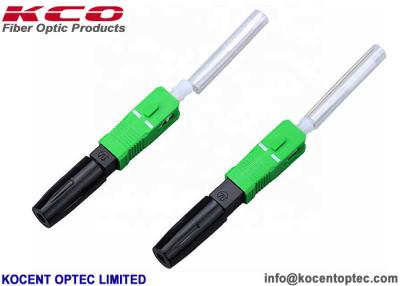 China SC/APC Fast Connector with 3D Pass No Matching Gel and Compatible with 3mm Drop Cable for sale