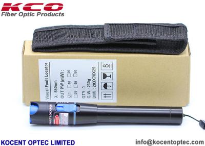 China 5km 5mW Visual Fault Locator with 50 Hours Battery Life for Fiber Optic Testing for sale