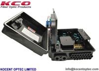 China 24 Core Fiber Optic Terminal Box with ABS PC Material and 24 Ports for FTTH Distribution for sale