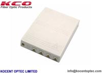 China 4 Port 4 Core Indoor Fiber Optic Termination Box with ABS+PC Material for FTTx Network System for sale