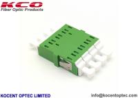 China LC APC Quad Fiber Optic Adapter / LC Optical Fiber Coupler for sale