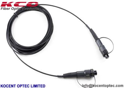 China Non Armored Outdoor Fiber Optic Patch Cord with Huawei Mini SC/APC Connector and LSZH/TPU Cover for sale