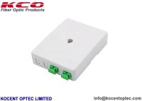 China 2 Fibers IP-45 Indoor Fiber Optic Terminal Box Wall Mount FTB for FTTH Applications for sale