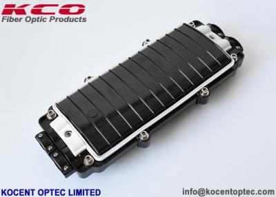 China 2 In 2 Out Inline Fiber Optic Splice Enclosure Box ABS PC Material IP67 Mechanical Seal for sale