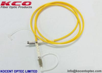 China DIN Fiber Optic Patch Cord with 0.2dB Insertion Loss OM1 OM2 OM3 OM4 OM5 and 50dB Return Loss for sale
