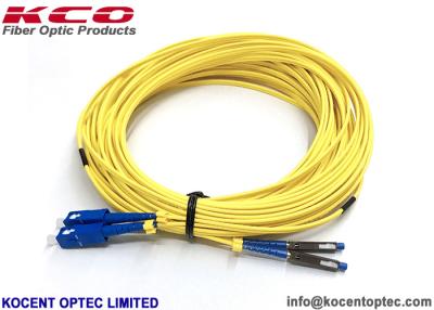 China Low Insertion Loss 0.2dB Fiber Optic Patch Cord with 50dB Return Loss for High-Speed Data Communications for sale