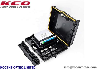 China 8 Core 12 Fibers ABS+PC Material Fiber Optic Terminal Box Optical Distribution Box for FTTH for sale