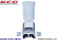 China 8 Port Outdoor Fiber Optic Termination Box with 12 Fibers Capacity and ABS+PC Material for FTTH/FTTA Applications for sale