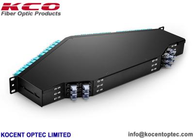 China Single Mode Fiber Patch Cord 144 Core 1U MPO MTP Fiber Optic Patch Panel for sale