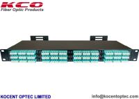 China High Density 144fibers MPO MTP Fiber Optic Patch Panel , 12 Cores Optical Fiber Patch Cord for sale