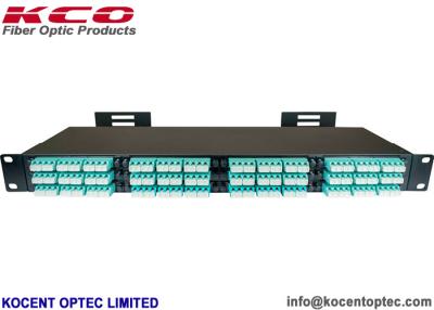 China High Density 144fibers MPO MTP Fiber Optic Patch Panel , 12 Cores Optical Fiber Patch Cord for sale