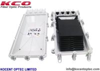 China 256 Cores IP67 Waterproof Wall-mount Horizontal Fiber Optic Splice Closure Optical Fiber Joint Box for sale