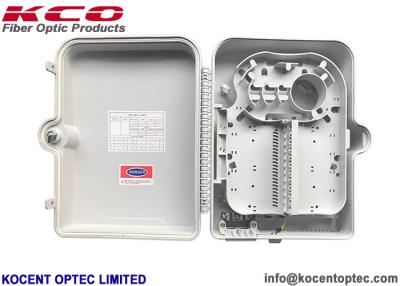 China Outdoor Fiber Distribution Box with 320x240x100mm Size, 1x16 PLC Splitter, and Wall/Pole Mount for FTTH Networks for sale