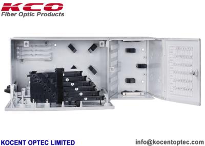 China 48 Ports Fiber Optic Terminal Box with 48 Fibers Capacity and Indoor IP55 Protection for sale