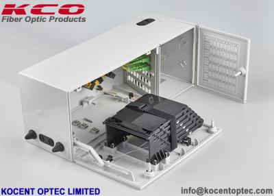 China Multi-Operator Fiber Optic Terminal Box FTTH Indoor 48 Ports SC Simplex with 6 Trays and 450x180x150mm Dimensions for sale