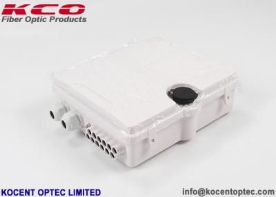 China 12 Port Outdoor IP65 Fiber Optic Terminal Box with 1*8 PLC Splitter for FTTx Networks for sale