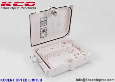China 12 Port IP65 Outdoor Fiber Optic Terminal Box with ABS+PC Material for Wall or Pole Mount in FTTH Networks for sale