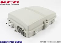 China 24 Port Fiber Optic Terminal Box with ABS+PC Material for Wall or Pole Mount Outdoor IP65 Enclosure for sale