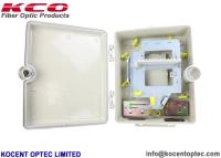 China SMC Material Fiber Optic Terminal Box with 24 Ports and Max 24 Fibers for SC/FC/ST/LC Connectors for sale