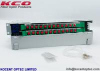 China Steel 24 Core Fiber Optic Distribution Box with 19'' Standard and 1.0mm Thickness for FTTX Applications for sale