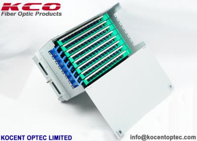 China 96 Core 19'' Standard Rack Mount Fiber Optic Terminal Box with 48 Fibers Capacity for sale